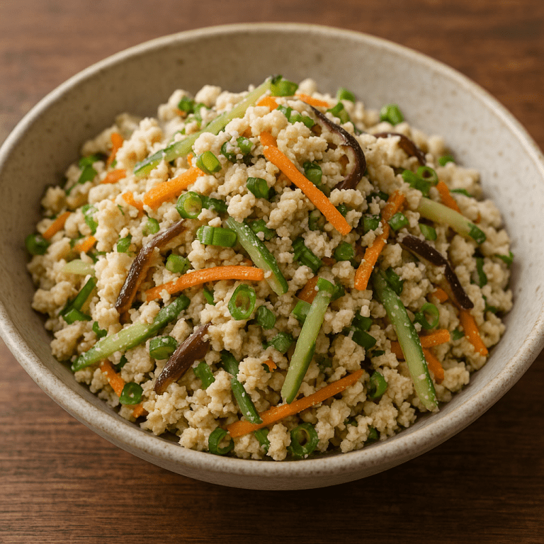 Okara Salad – japońska sałatka z soi - Kuchnia Świata